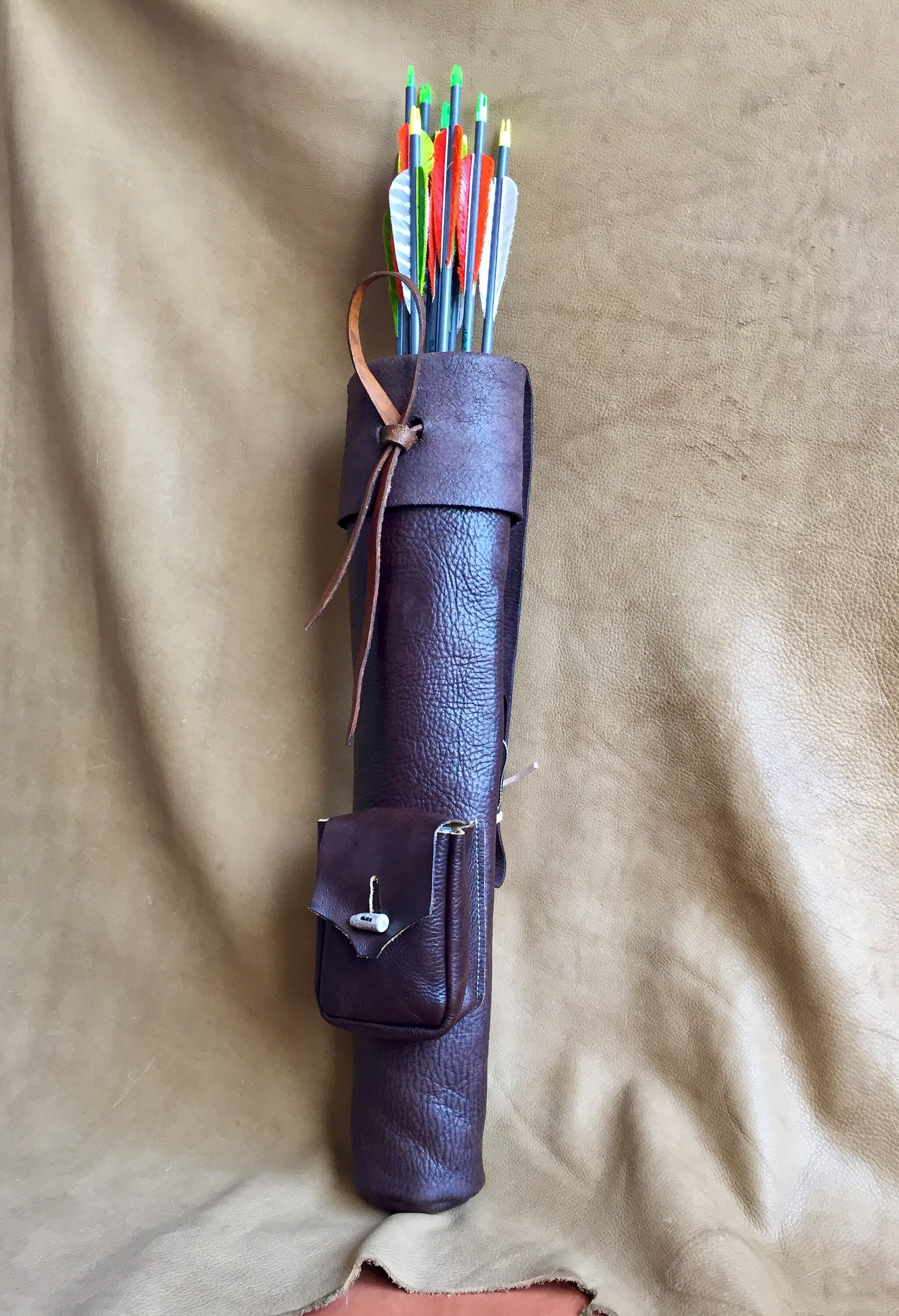 Leather Archery Shoulder Quiver - Etsy