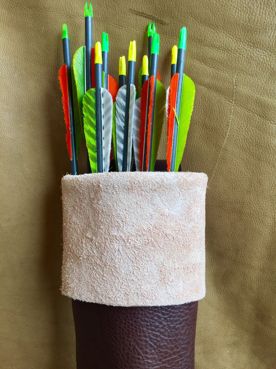 Traditional Leather Shoulder Quiver - Etsy