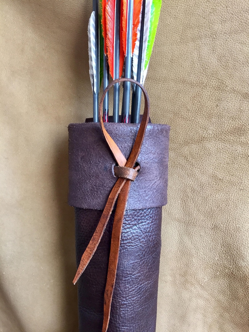 Leather Archery Shoulder Quiver - Etsy