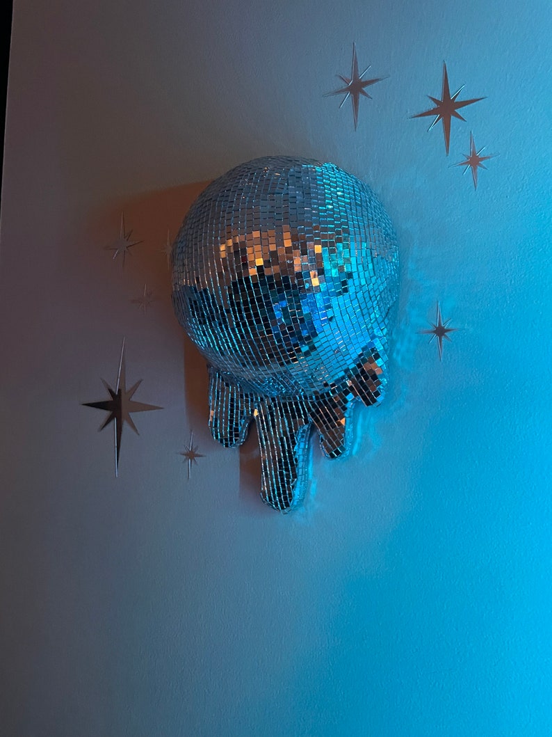 Melted Disco Ball - Etsy