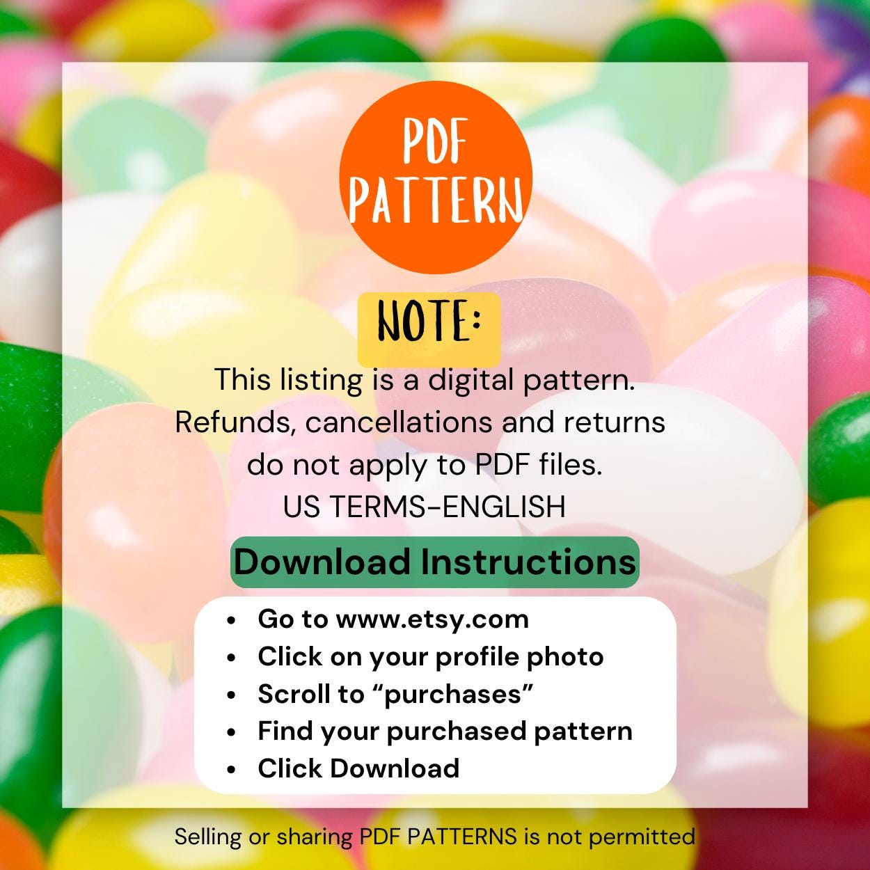 Jellybean Amigurumi Crochet Pattern: Easter Plushie (PDF Pattern) - Etsy
