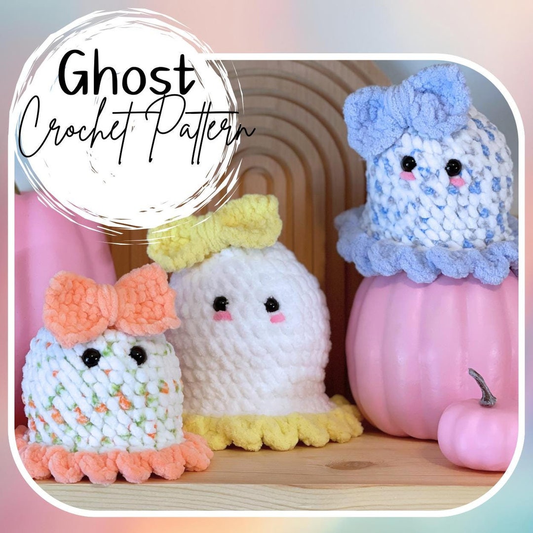 Ghost Amigurumi Crochet Pattern, Halloween Decor (PDF Pattern) - Etsy