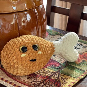Turkey Leg Crochet Pattern: Thanksgiving Plushie Bone (PDF Pattern) - Etsy
