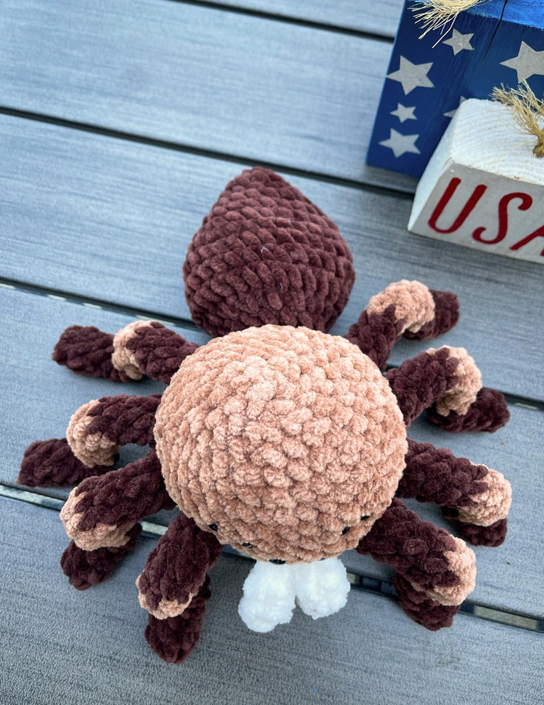 Crochet Spider, Halloween Plushie Spider (PDF Pattern - Etsy