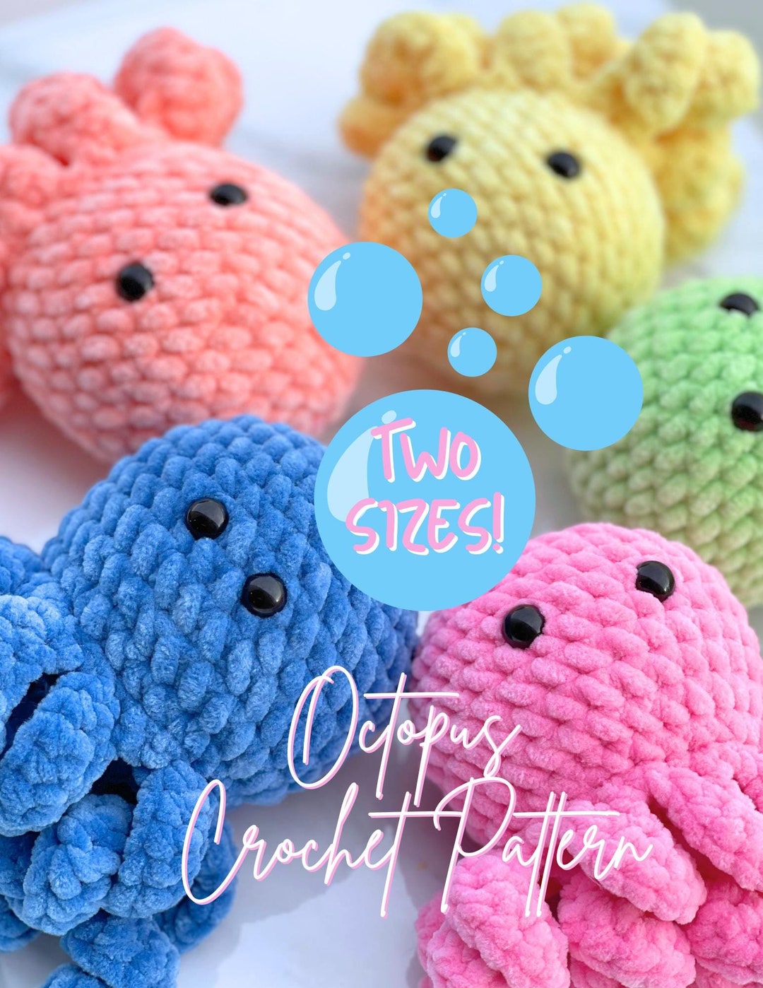 Crochet Octopus Amigurumi Pattern: Quick & Easy (instant Download) - Etsy