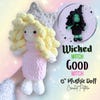 WICKED Witch Good Witch Crochet Pattern, Crochet Wicked Witch Pattern ...