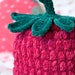 GIANT CROCHET RASPBERRY Pattern, Raspberry Crochet Pillow, Amigurumi ...