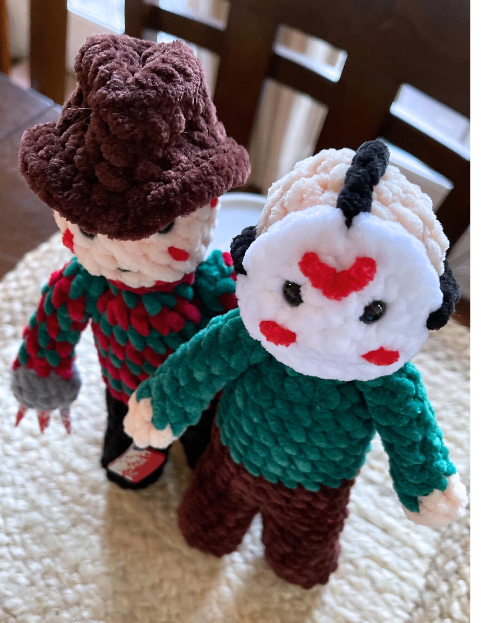 Halloween Slasher Doll Crochet Pattern: Freddy & Jason Amigurumi (PDF ...