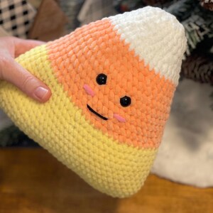 Easy Crochet Candy Corn Pillow Pattern: Halloween Plushie (digital Download) - Etsy