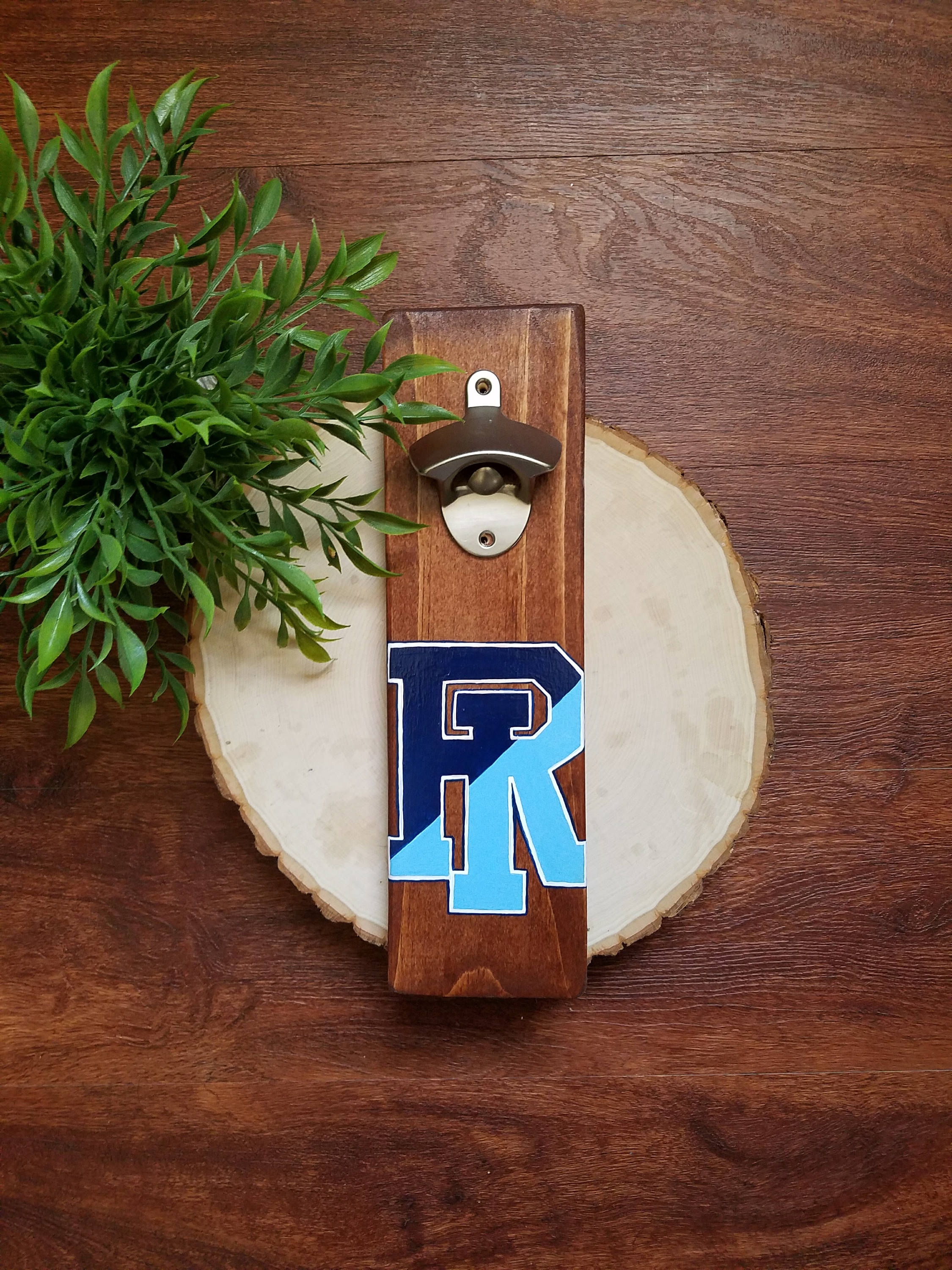 University of Rhode Island Rhody Rams Hand Painted Bottle - Etsy