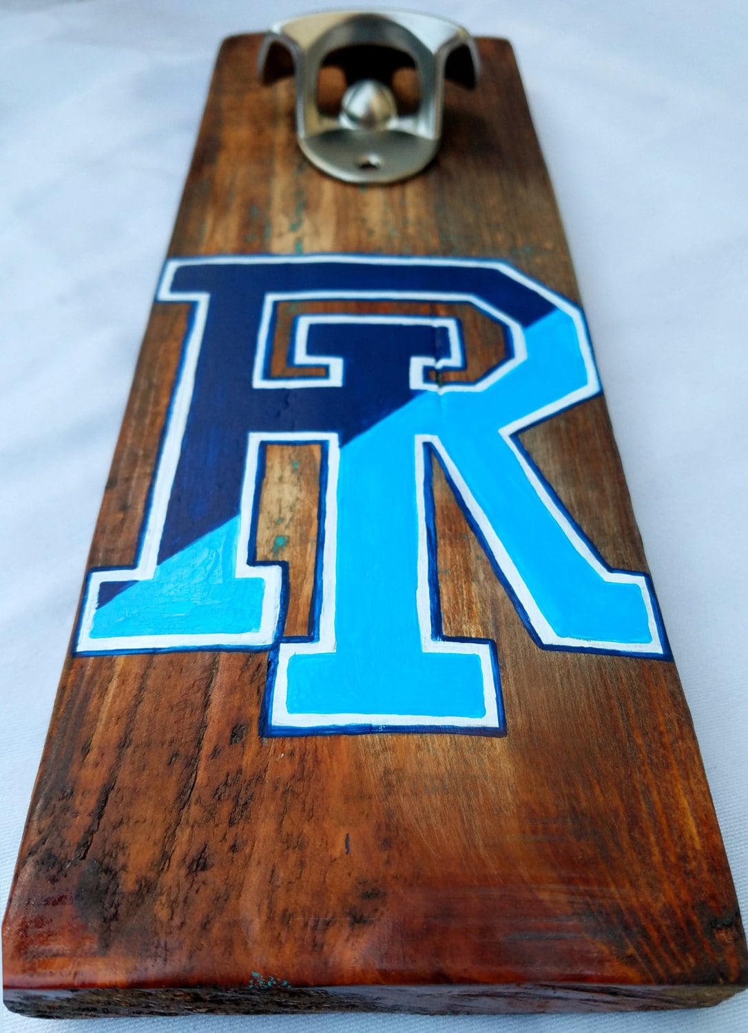 University of Rhode Island Rhody Rams Hand Painted Bottle - Etsy