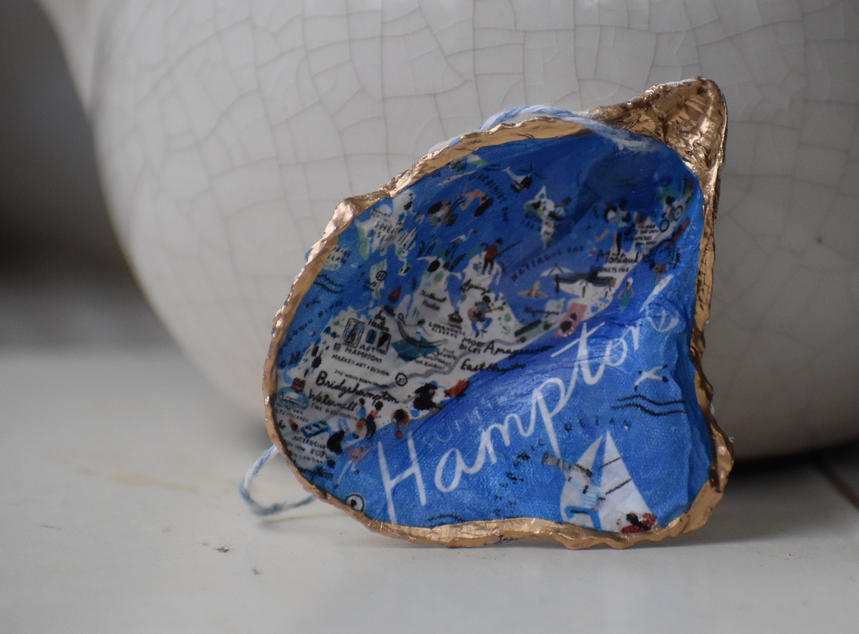 The Hamptons Montauk Long Island New York Oyster Shell | Etsy