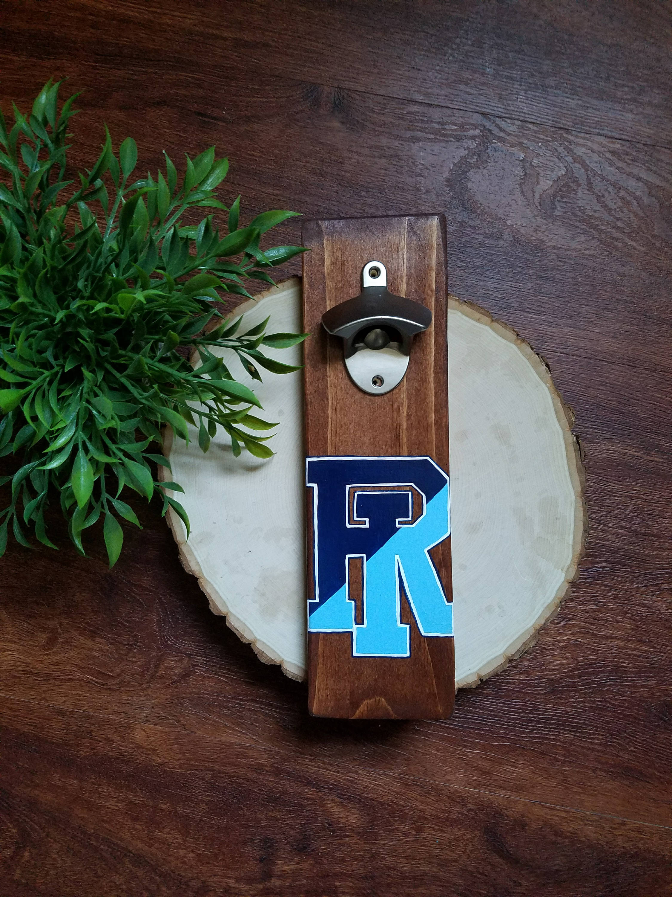 University of Rhode Island Rhody Rams Hand Painted Bottle - Etsy
