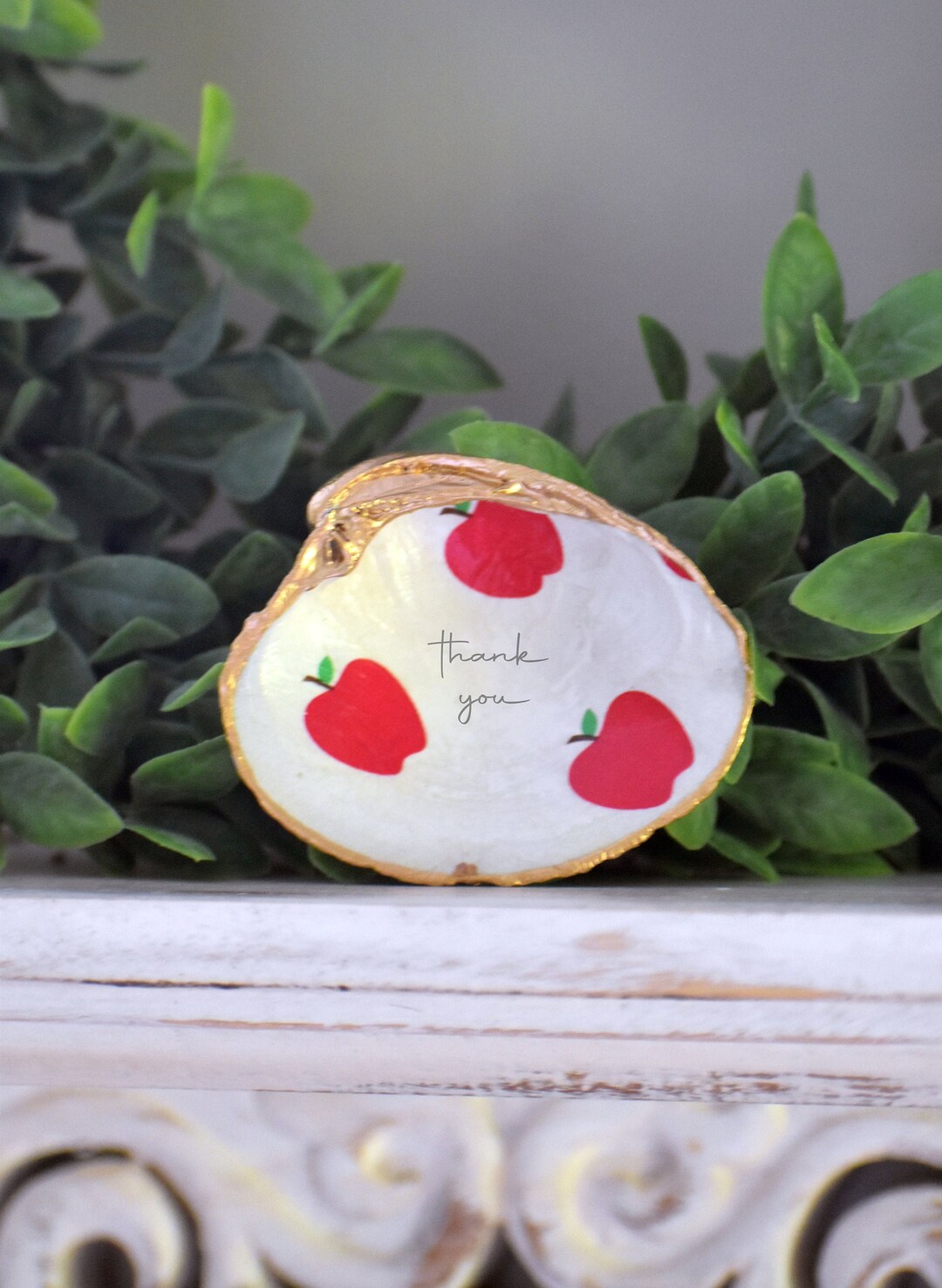 Decoupage Clam Shell Ring Dish: Teacher Thank You Gift - Etsy