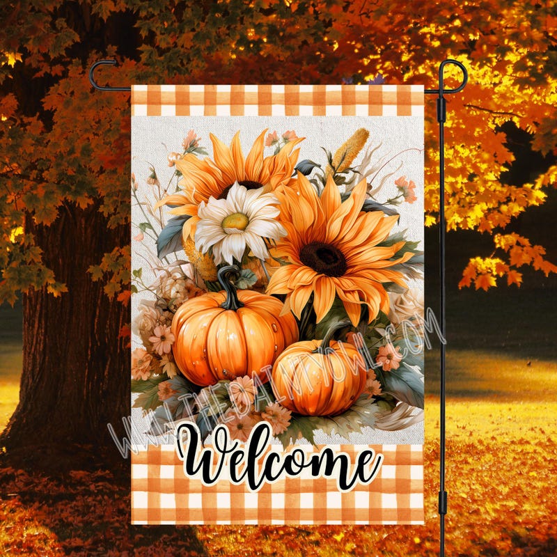 Fall Garden Flags - Etsy