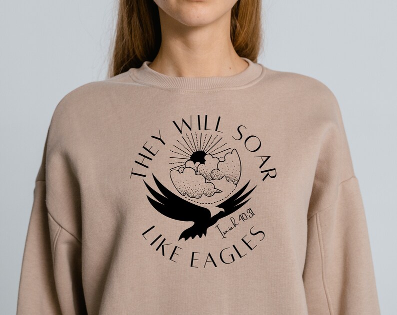 Soar Like Eagles Isaiah 40:31 PNG SVG JPG Scripture Printable - Etsy