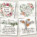 Bible Verse Scripture Card Printable Collage Sheet Watercolor Florals ...