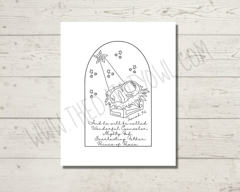 Christian Christmas Scripture PNG SVG Isaiah 9:6 Bible Quote - Etsy