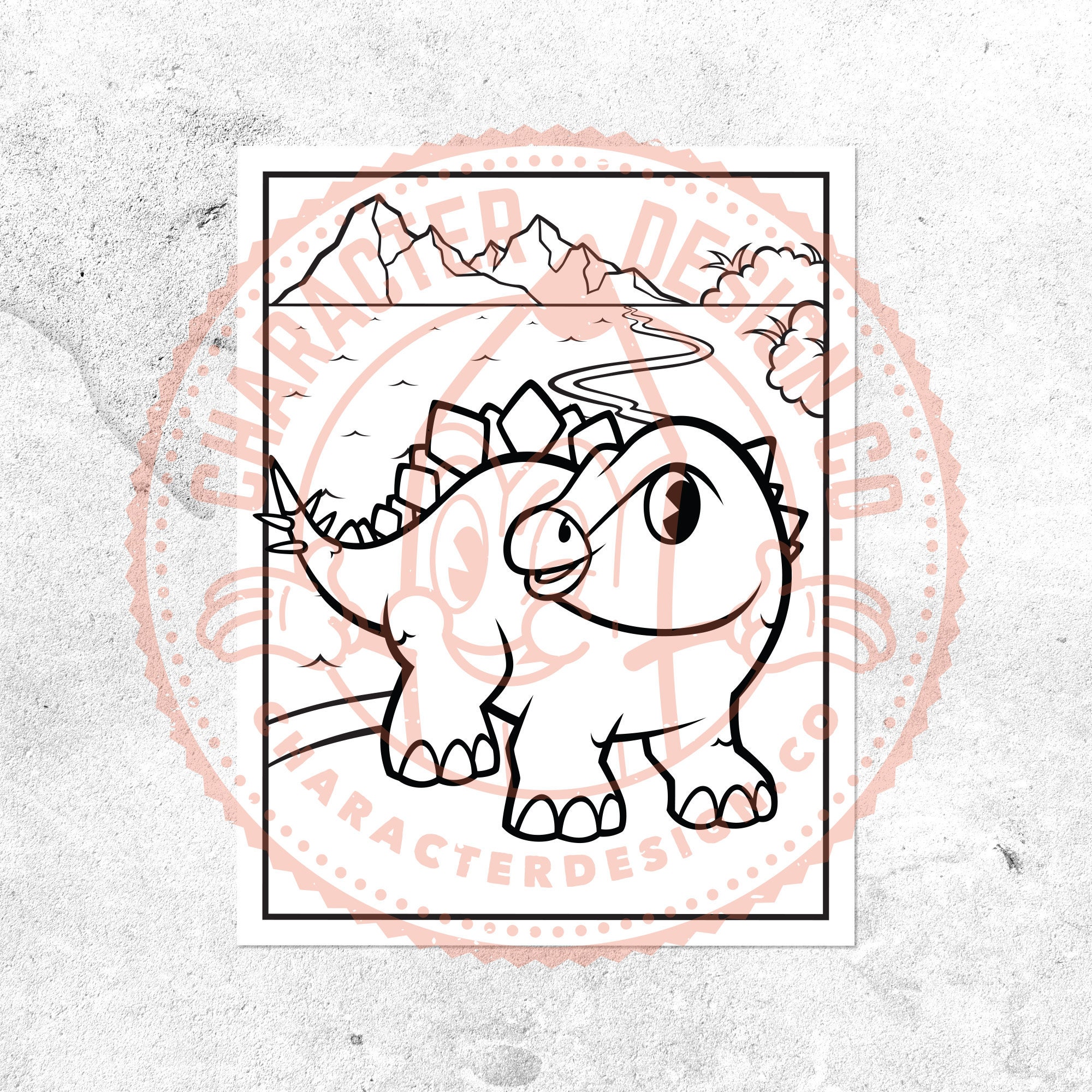Dinosaur Coloring Pages, 5X Printable Dinosaur Colouring Sheets ...