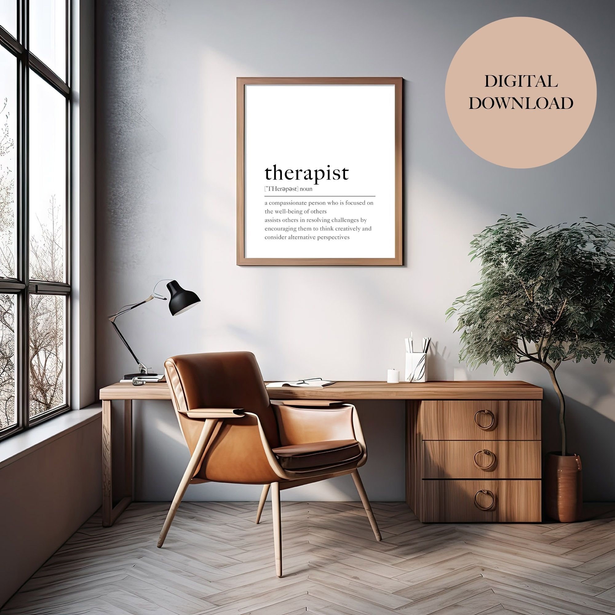 Therapist Definition Digital Download Therapist Print Therapist Poster ...