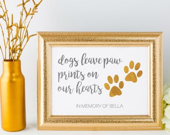 DOGS LEAVE Paw Prints on Your Heart Instant Download Png - Etsy