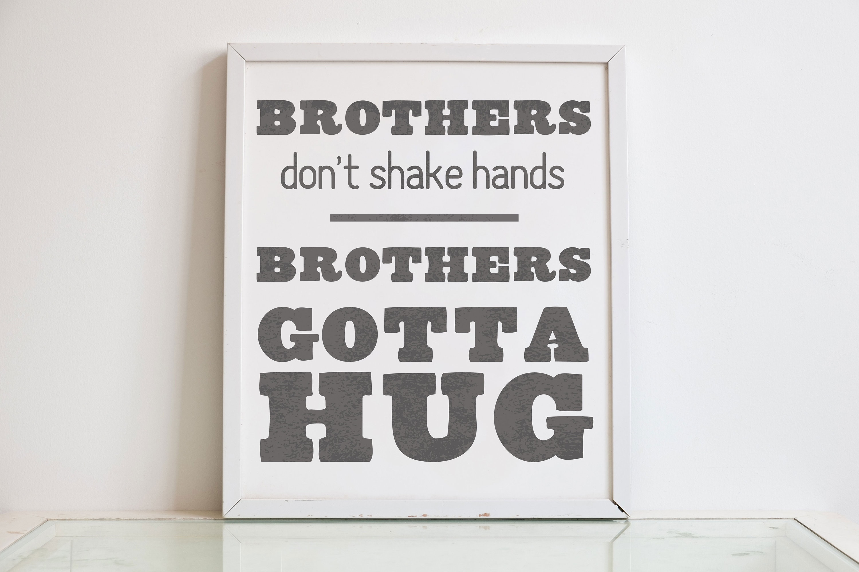 Brothers Print, Tommy Boy, Brothers Gotta Hug - Etsy