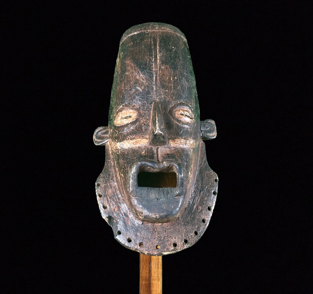 Mysterious BETE MASK Ivory Coast African Tribal Art Rare - Etsy