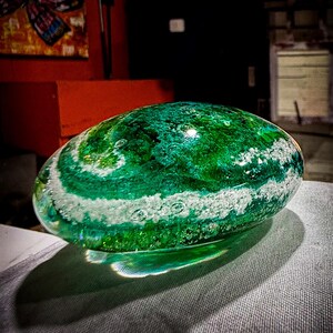 Mini Cremation Ash to Glass Pebble Paperweight - Etsy