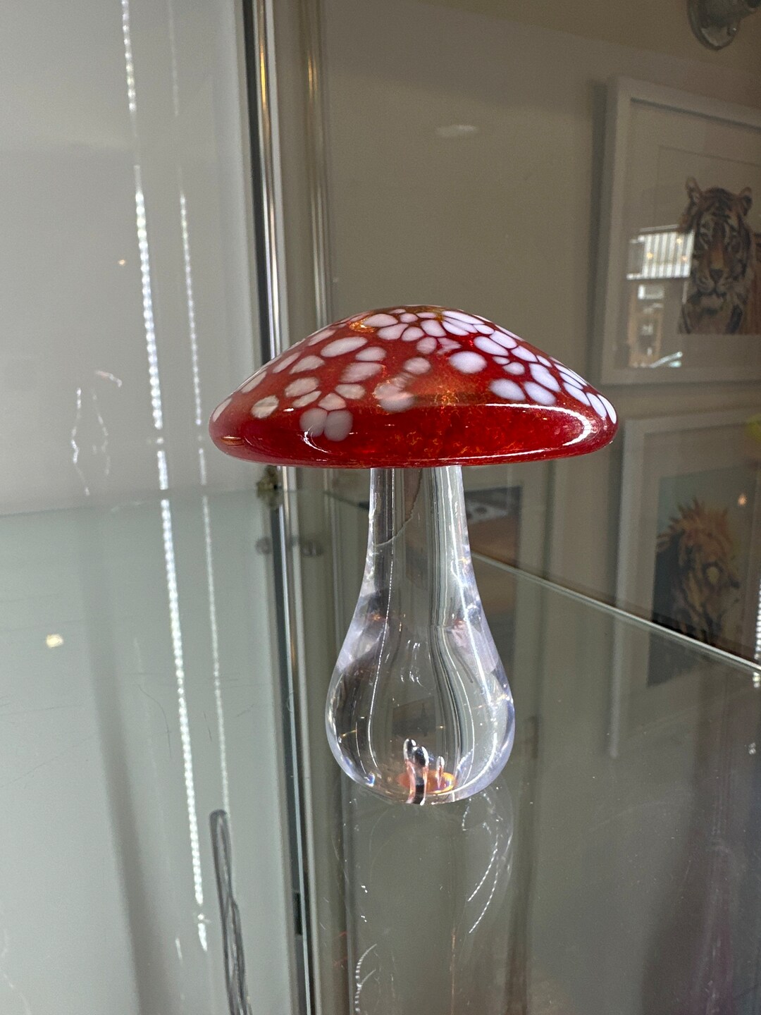 Glass Toadstool - Etsy
