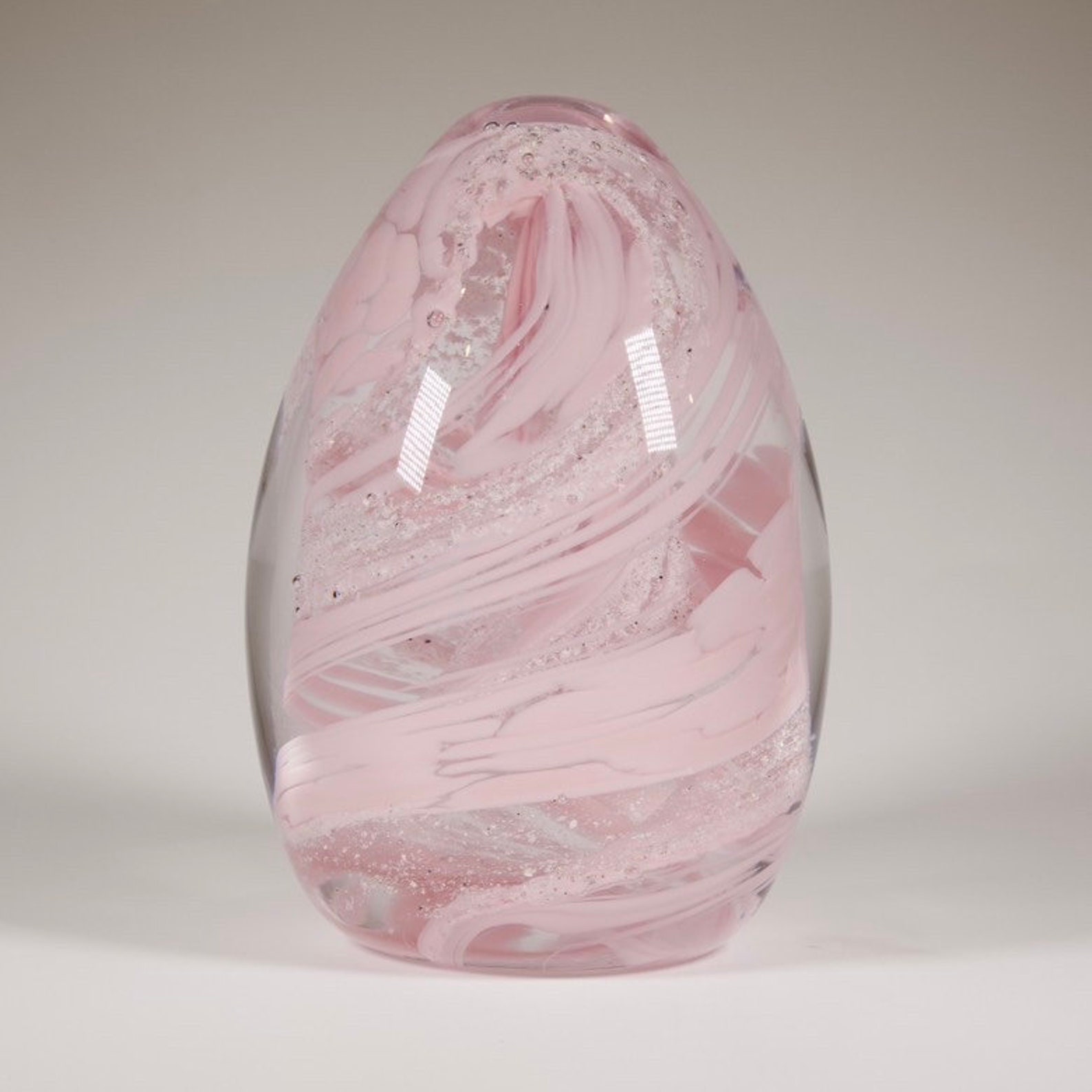 Cremation Ashes Glass Oval Paperweight - Etsy