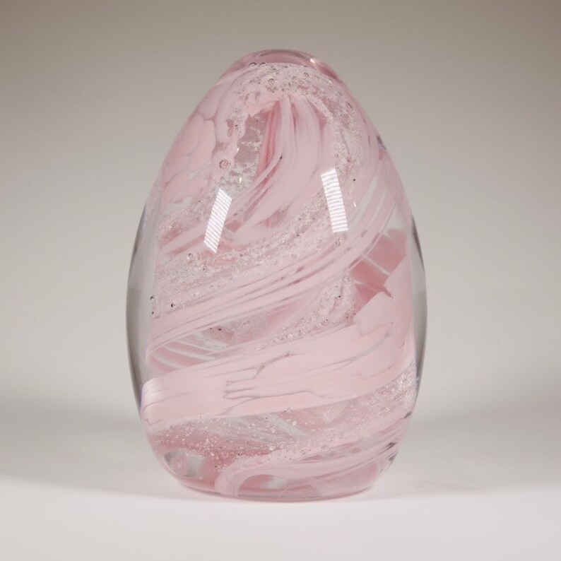 Cremation Ashes Glass Oval Paperweight - Etsy