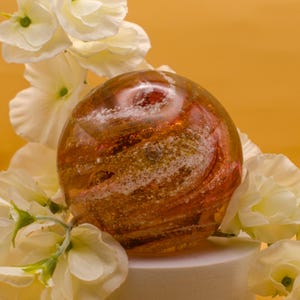 Cremation Ashes Round Paperweight With Your Loved One’s Ashes Preserved ...
