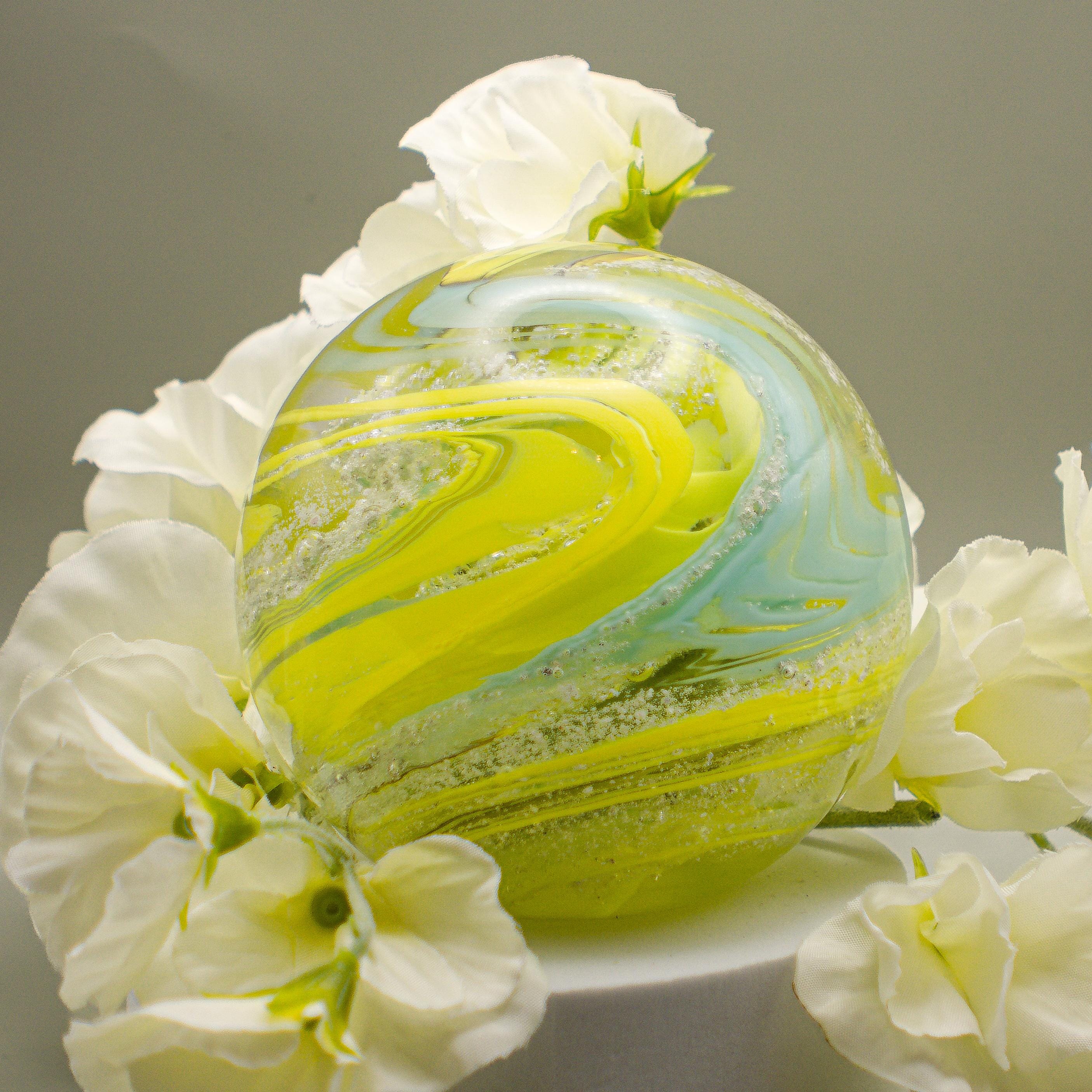 Cremation Ashes Round Paperweight With Your Loved One’s Ashes Preserved ...