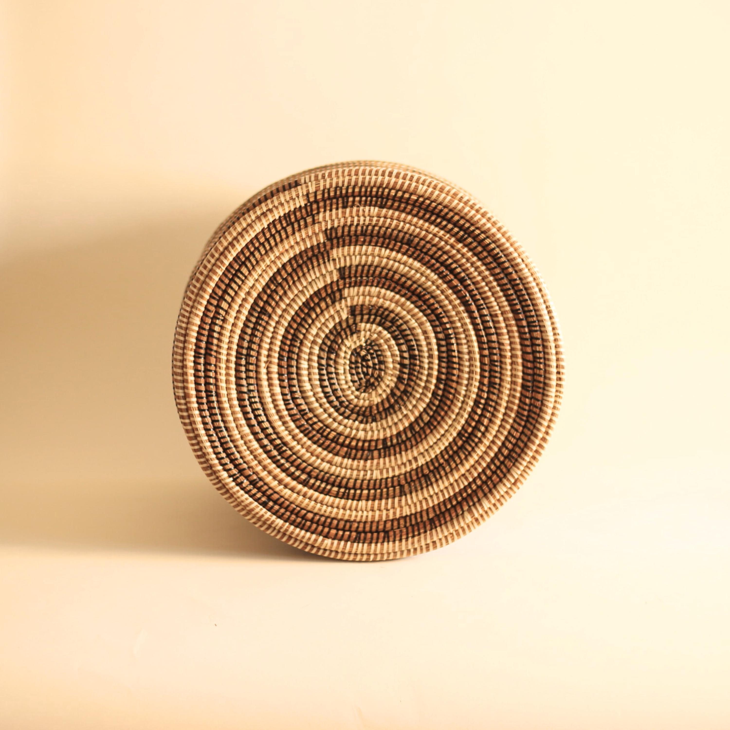 Hand Woven African Basket With Lid: Natural Boho Laundry Hamper - Etsy