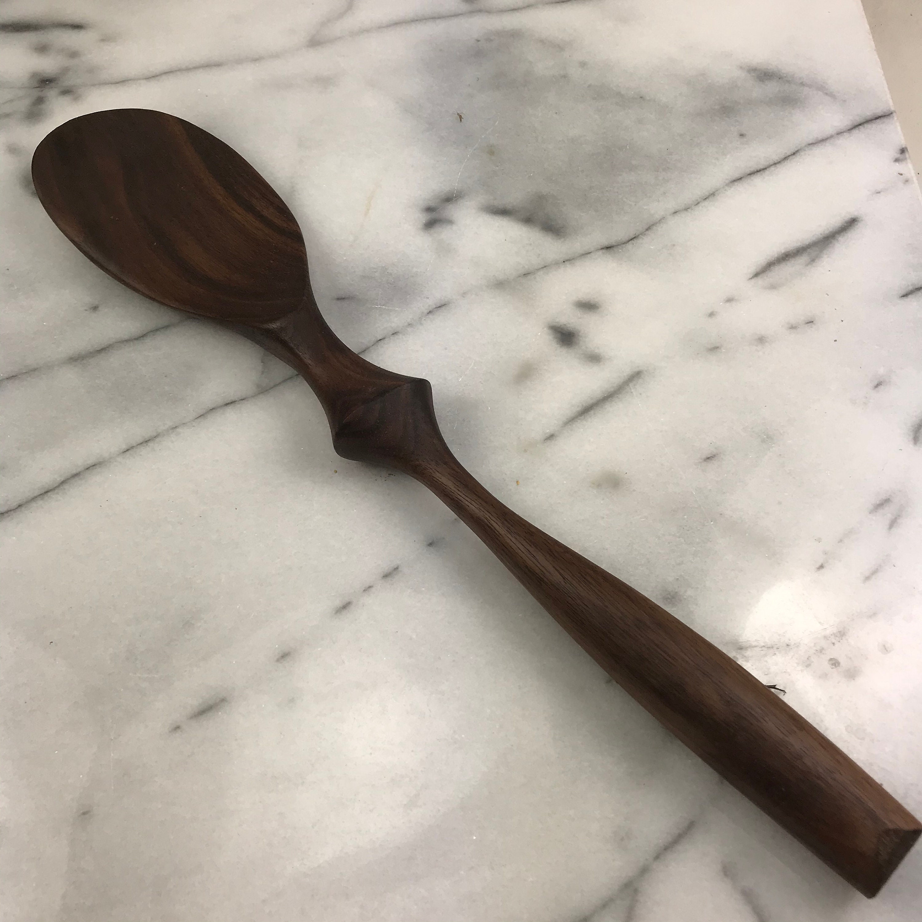 Fancy Curved Spatula / 13 / Cherry or Walnut / Left or Right | Etsy