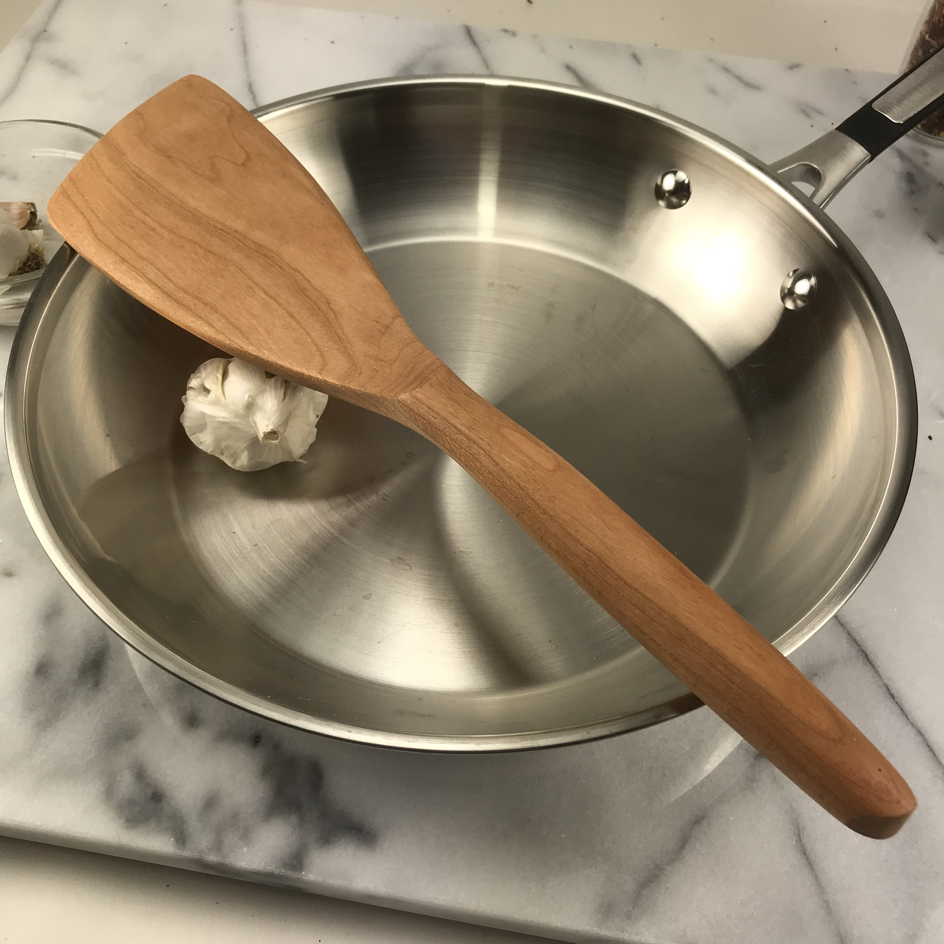 Angled / Curved Skillet Spatula / Wide or Narrow / Left or | Etsy