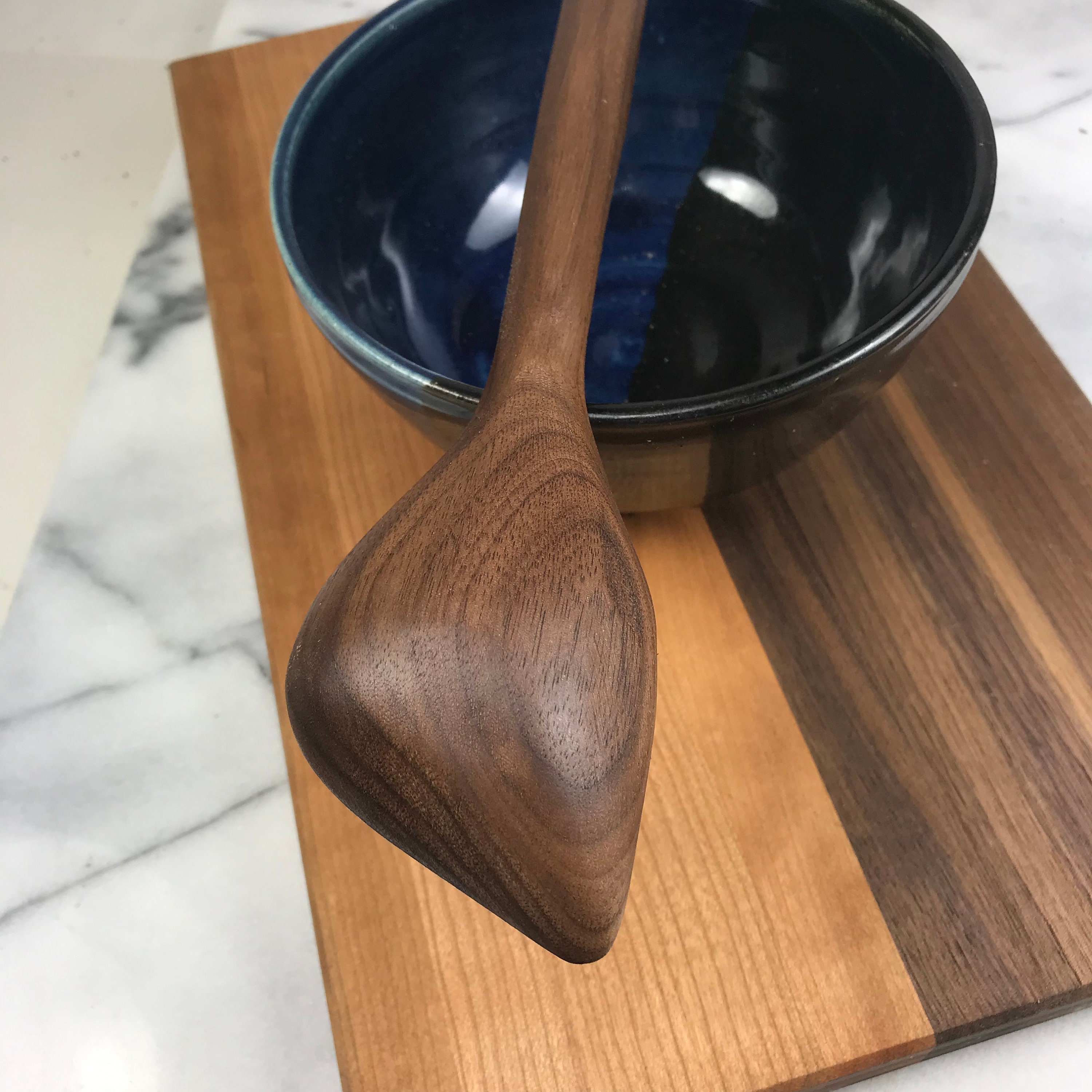 Angle Corner Spoon / 13 / Cherry or Walnut / Right or - Etsy