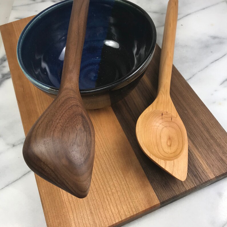 Angle Corner Spoon / 13 / Cherry or Walnut / Right or - Etsy