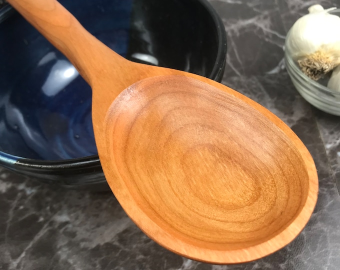 Vintage / LARGE / Stainless Steel Spoon / Hole for Hanging Spoon / Big ...