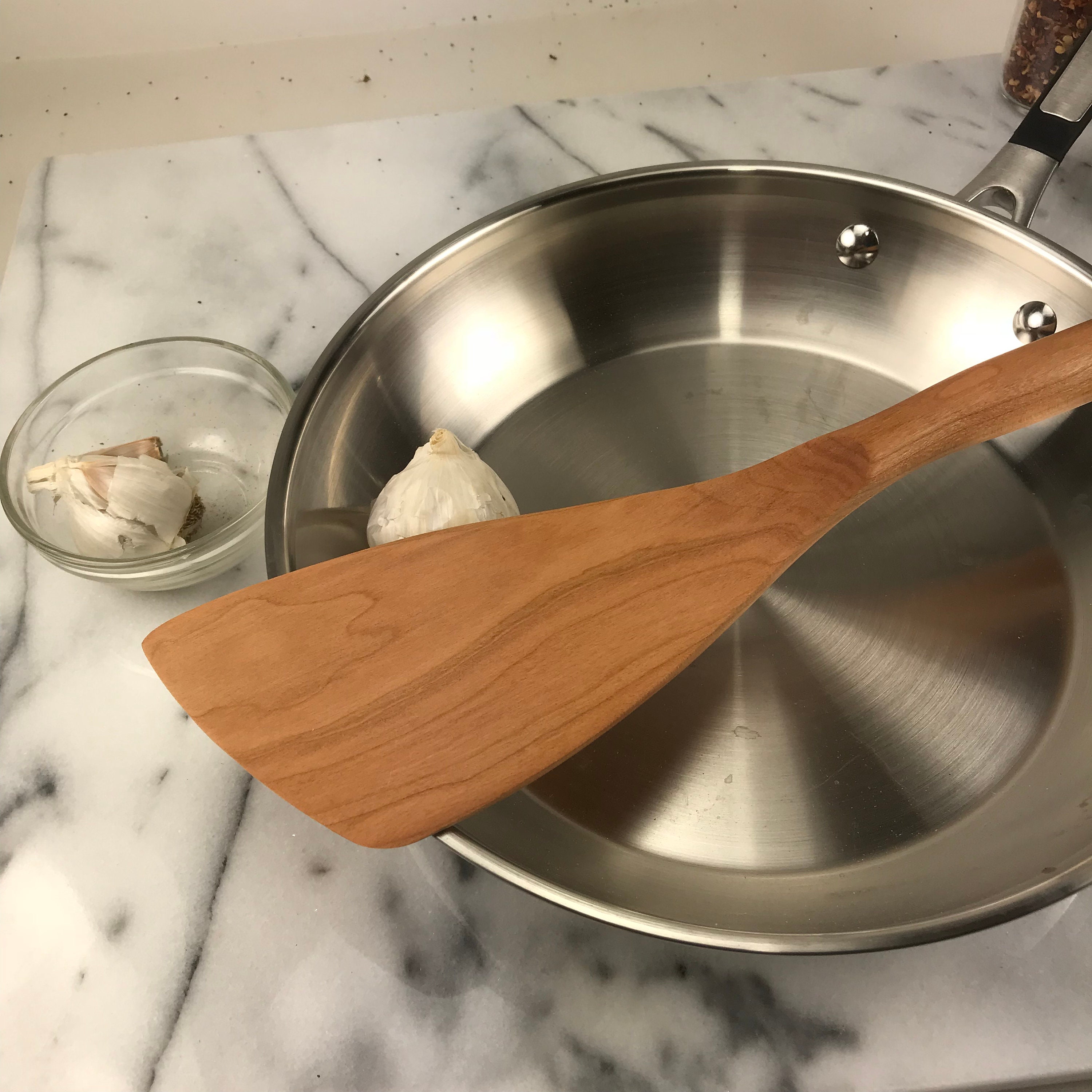 Angled / Curved Skillet Spatula / Wide or Narrow / Left or | Etsy