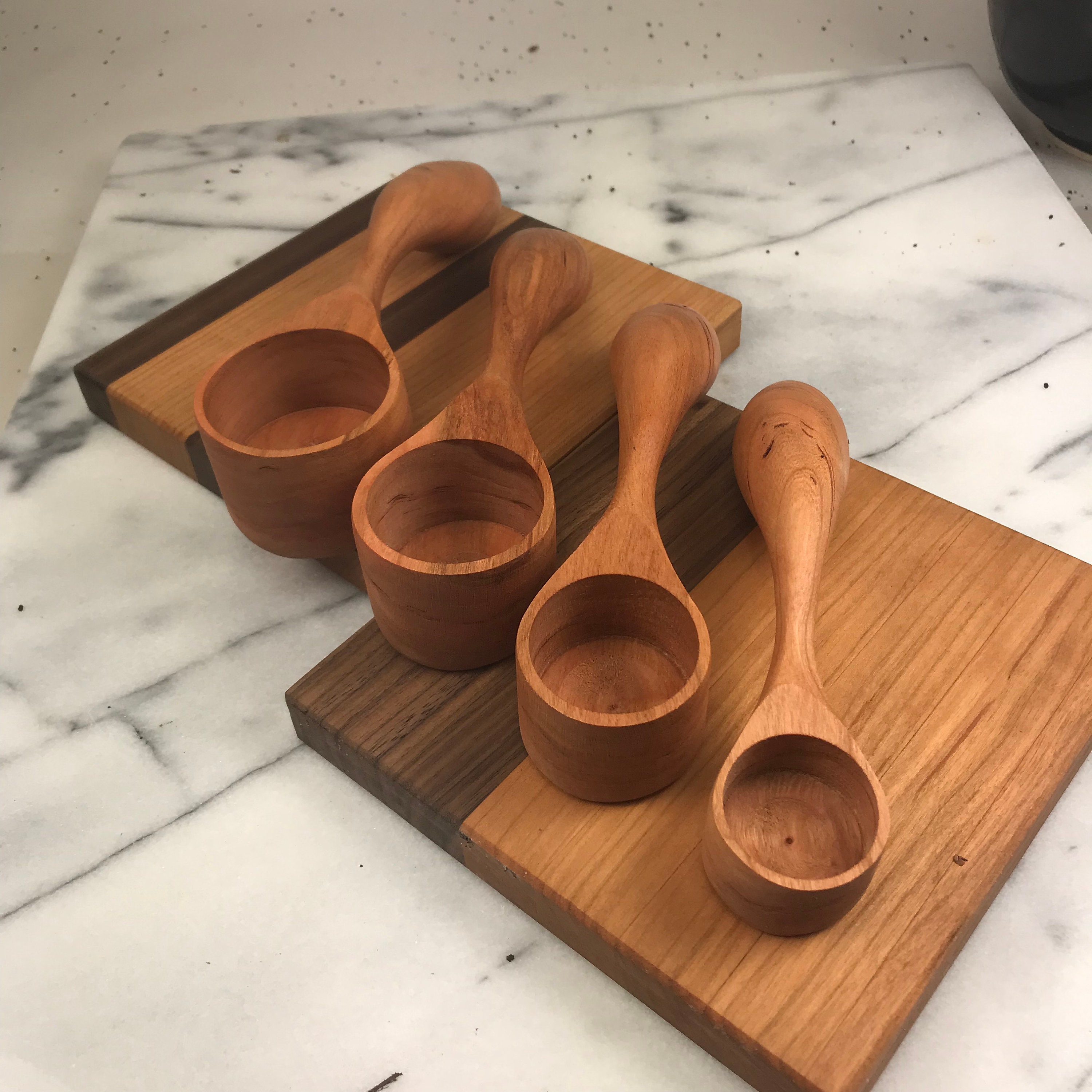 Individual Coffee Scoops / 1 2 3 Tablespoons and 1 /4 Cup - Etsy