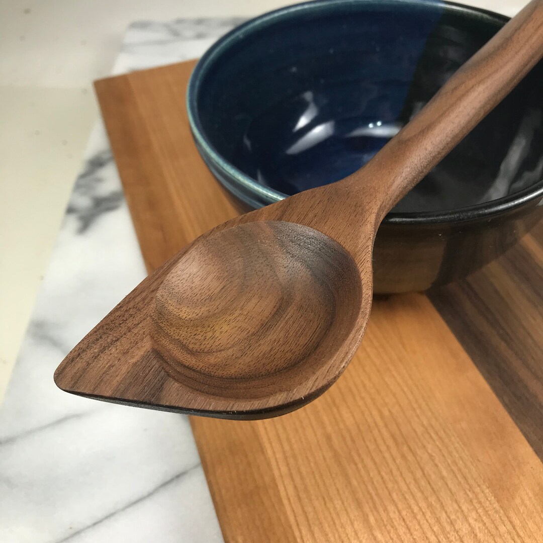 Angle Corner Spoon / 13 / Cherry or Walnut / Right or Left - Etsy