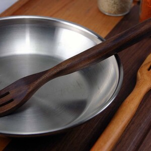 Bacon Fork / 10" Cherry or Walnut - Etsy