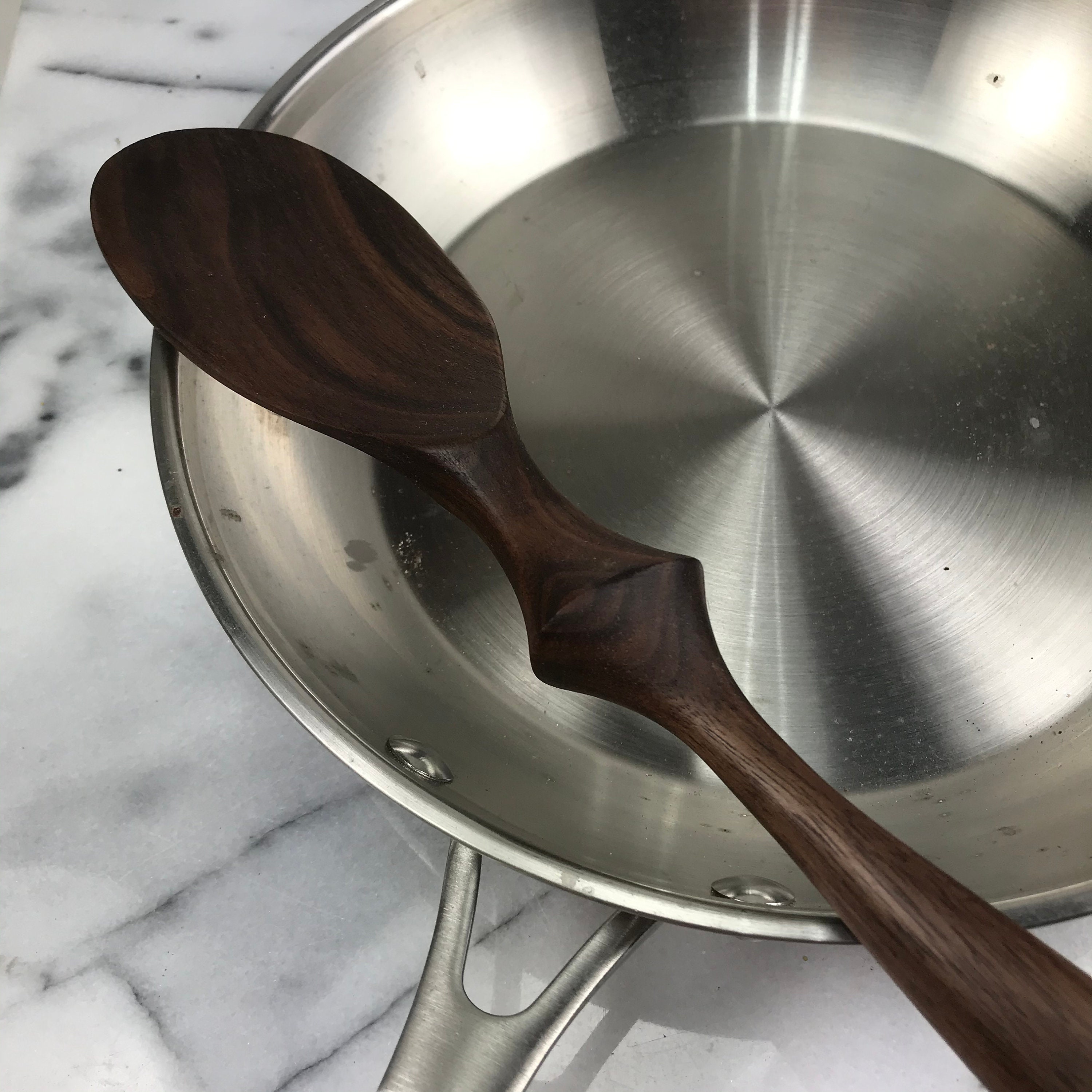Fancy Curved Spatula / 13 / Cherry or Walnut / Left or Right - Etsy