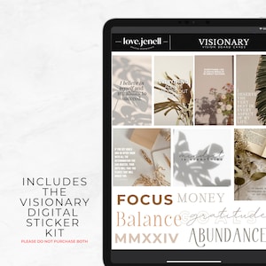 Digital Vision Board Kit Vision Board Planner Vision Board Digital ...