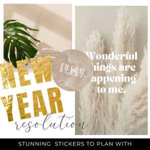 Digital Vision Board Stickers | Vision Board Graphics | Vision Board ...
