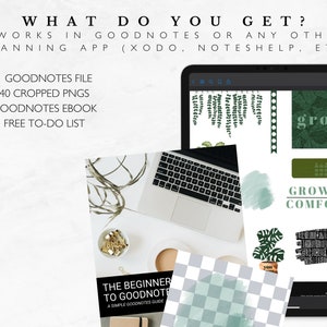 Plant Botanical Garden Digital Planner Stickers for Goodnotes and PNG ...