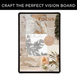 Digital Vision Board Stickers | Vision Board Graphics | Vision Board ...