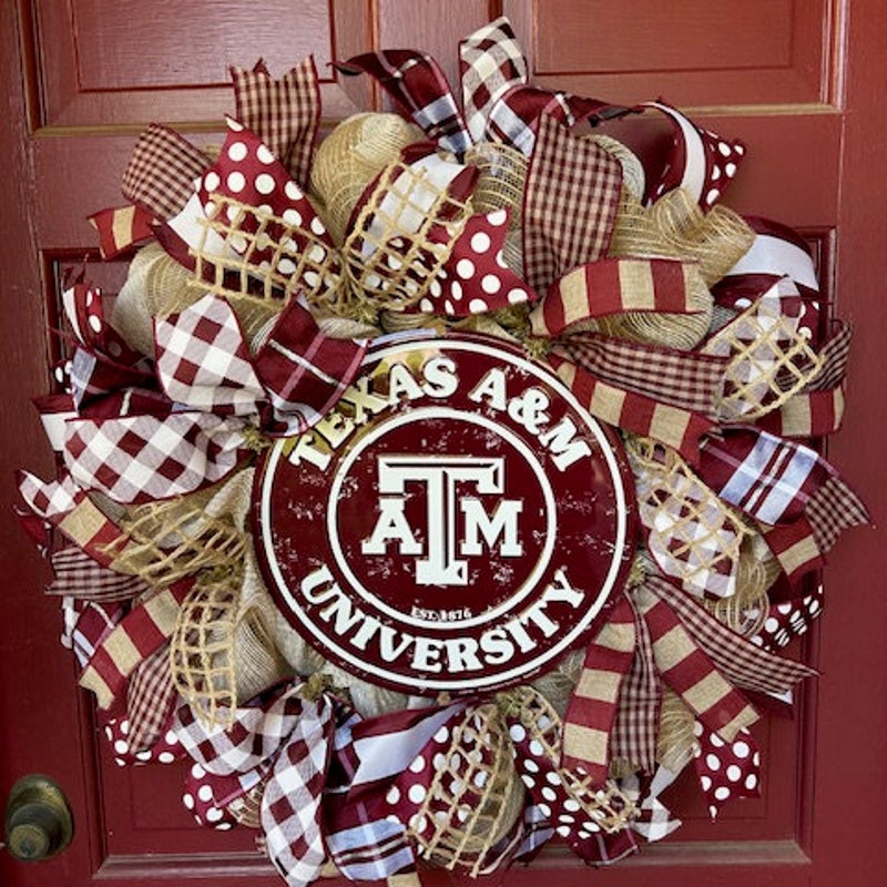 Collegiate Wreaths - Etsy
