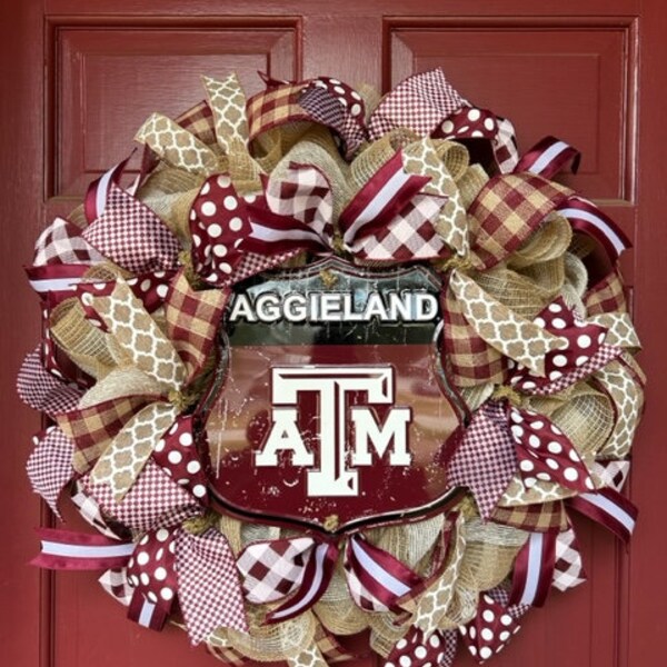 Collegiate Wreaths - Etsy